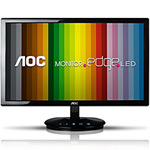 MONITOR LED 20 WIDESCREEN E2043FK - AOC ULTRA SLIM - Apel Informática