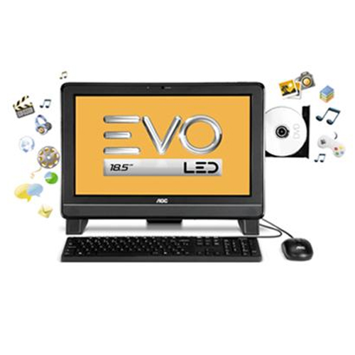 COMPUTADOR AOC ALL IN ONE EVO 20A25U HD 500GB 2GB MEM 18.5 WIFI WEB CAM ...